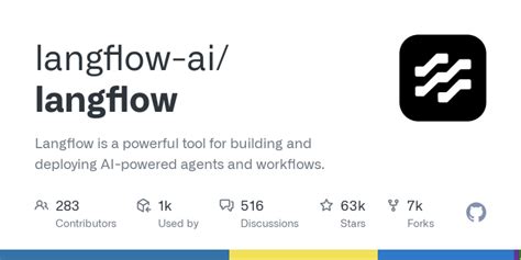 Github Logspace Ai Langflow ⛓️ Langflow Is A Dynamic Graph Where Each… Deepankar Mahapatro