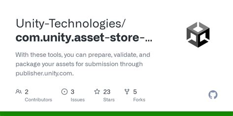 GitHub Unity Technologies Unity Asset Store Tools With These Tools You Can Prepare