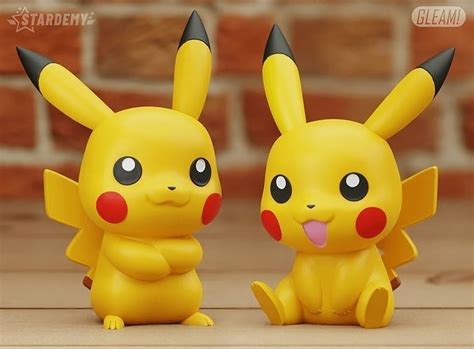 Pikachu Chibi 2 Diff Models Print In Place No Supports 3d Model 3d