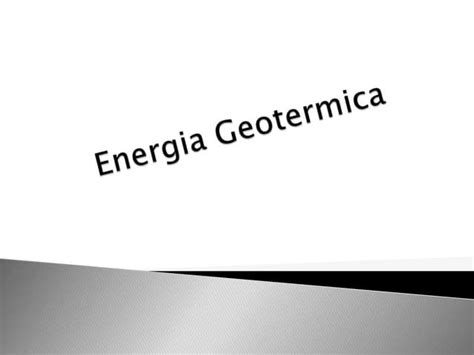 Energia Geotermica Ppt