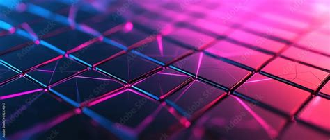 Abstract D Grid Representing A Website S Architecture Backend Development Visualization