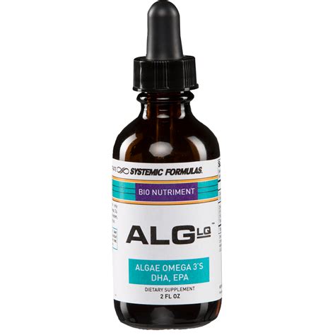 Systemic Formulas 108 Alg Lq Alg Algea Algea Omega 3 Dha Epa
