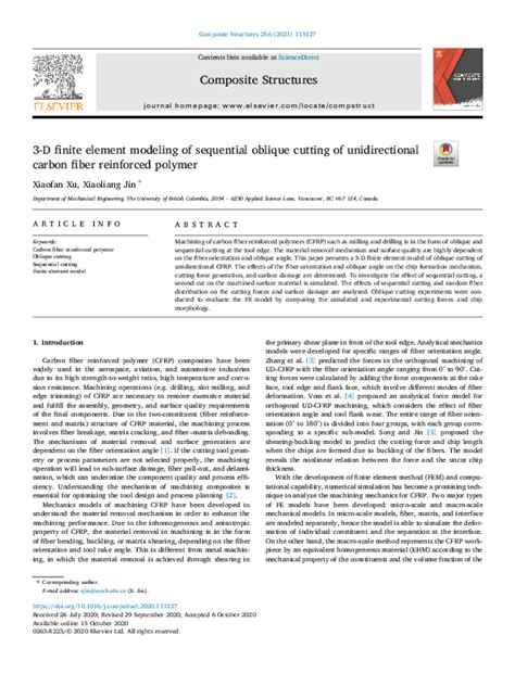 Pdf 3 D Finite Element Modeling Of Sequential Oblique Cutting Of