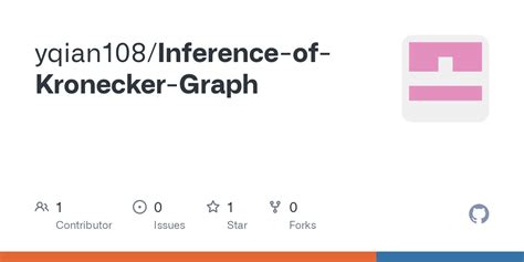 github yqian108 inference of kronecker graph