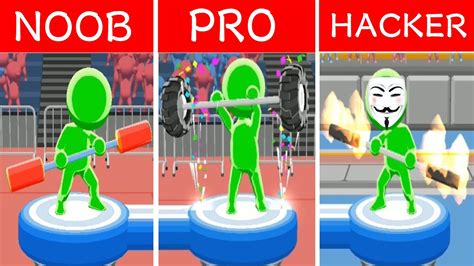 NOOB Vs PRO Vs HACKER Perfect Punch Android Gameplay YouTube