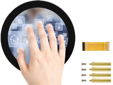 Waveshare 4 Inch Dsi Round Touch Lcd Display A Must Have For Raspberry