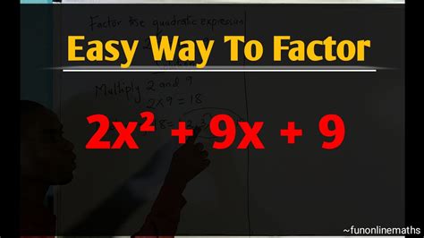 How To Factorise Quadratic Expressions Youtube