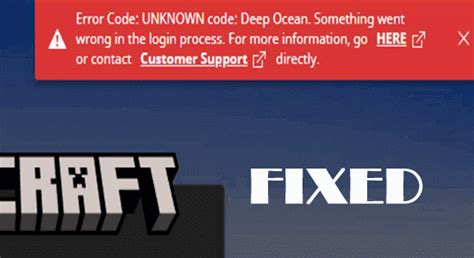 9 Easy Fixes For Minecraft Error Code Deep Ocean