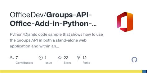Github Officedevgroups Api Office Add In Python Sample Python