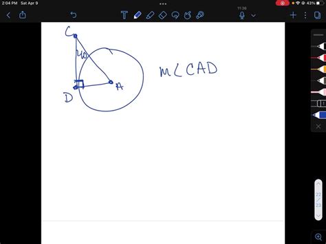Solved 240 Find The Geometric Locus Of Centers Of Circles Described By Given Radius And