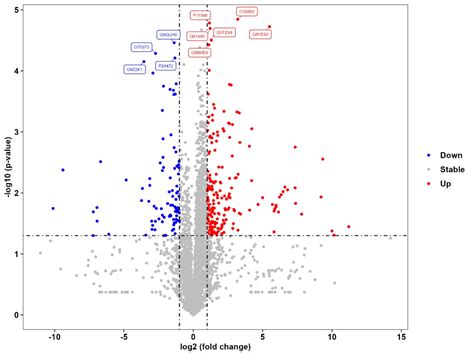 R语言绘制差异基因火山图并标记关键基因