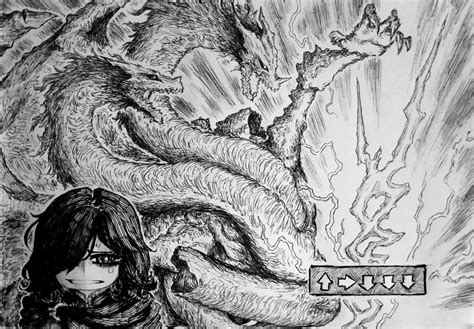 Tarnished And Dragonlord Placidusax Elden Ring Drawn By Chronozbergh Danbooru