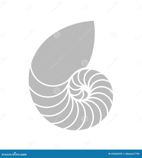 Nautilus Shell Stock Vector Illustration Of Abstract 93469359