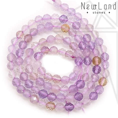 Аметист лавандовый 4 мм 1/2 нити > NewLand-furnitura
