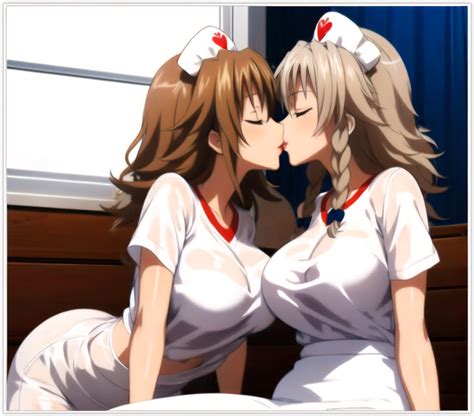 Rule 34 2females 2milfs 2women Ai Generated Grayfia Lucifuge High School Dxd Lesbian