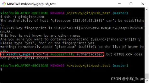 Git入门——使用ssh协议上传代码使用ssh推送代码到对应git分支 Csdn博客