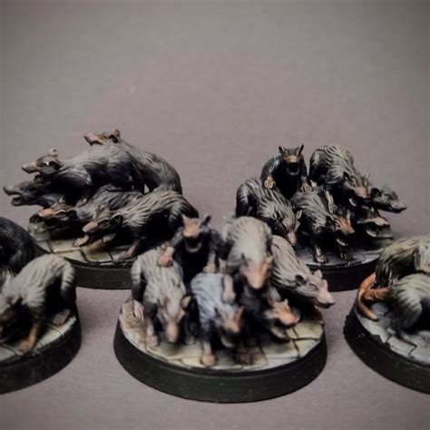 3d print of rat swarm supported by onebadmonkee