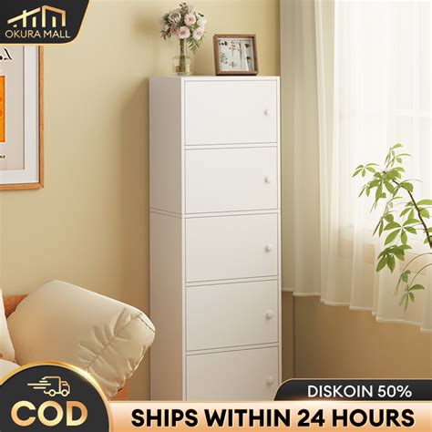 Kayu Putih Bookcase 6 Layers Wooden Bookshelf Multi Purpose Bookshelf