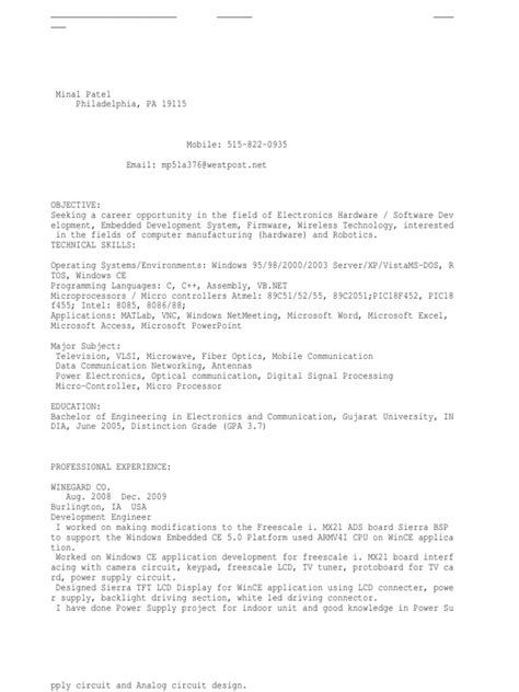 hardware electronics design engineer pdf embedded system