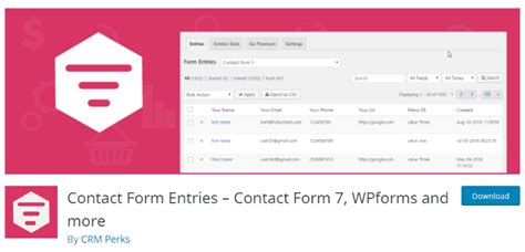 Save Contact Form 7 Entries Into Database