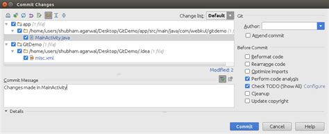 Android Studio Git Push Erivy