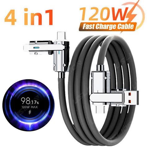 In W Fast Charging Cable Usb Type C To Type C Cable Phone Pad Tablet Laptop Cord Qiuck