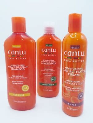 Cantu Shea Butter Shampoo And Hydrating Conditioner And Curl Activator 3