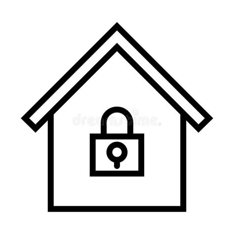 Security Line Icons Stock Vector Illustration Of Safe 51704400