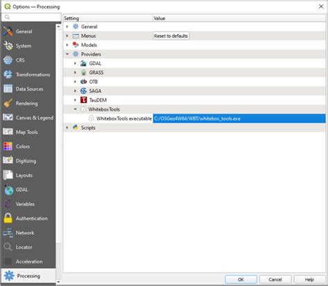 install whitebox tools wbt plugin in qgis rashms