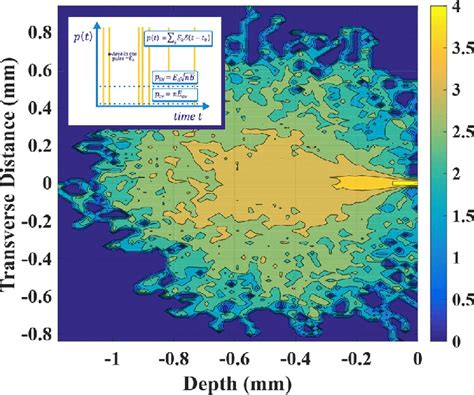 Illustration Of The Beta Particle Interaction Volume In Cross Section
