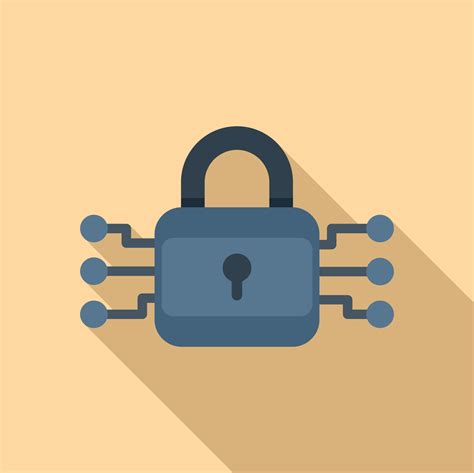 Digital Password Protection Icon Flat Vector Personal Login 20265784