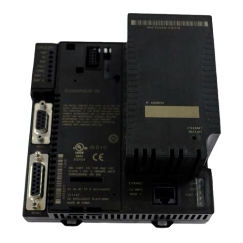 GE Fanuc CPU With Embedded Ethernet Interface