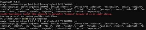 Windows After Powershell Update Conda Elicits Error As If Command Were Empty Super User