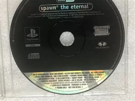 Spawn The Eternal Ps1 Promo Rare Sony Playstation 1 Promotional Uk Pal Full Game £99 99