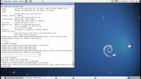 Openssl Tutorials 2 Creation And Management Of Private And Public Key Youtube