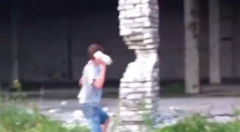 Teenage Idiot Brings Down Entire Building By Throwing A Brick Thrillist