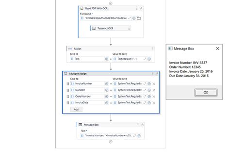 Pdf Automationinvoice Extraction Automation Ops Uipath Community