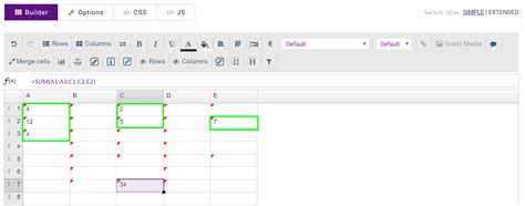 Formulas Pubydoc Data Tables And Charts Wordpress Plugin