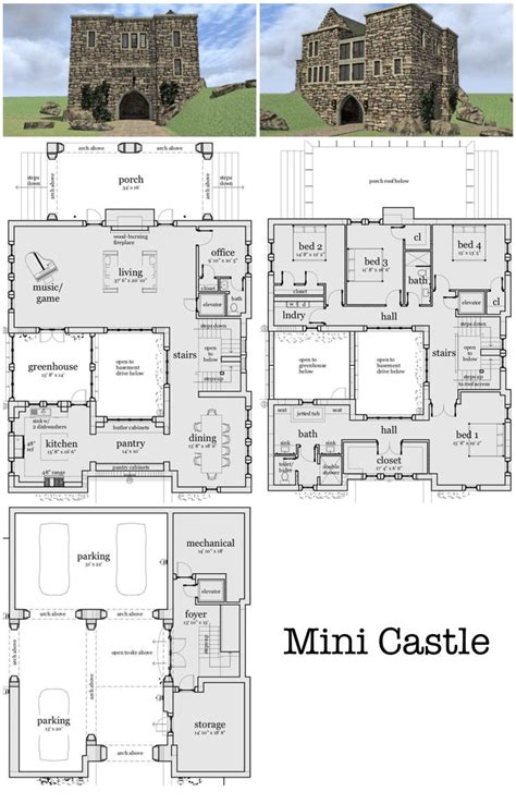 Cottagecore House Plans House With Greenhouse Small Stone House