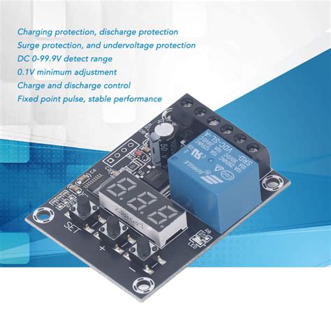 Voltage Relay Module On Off Upper Lower Limit Detection Control Over Voltage Protection Battery