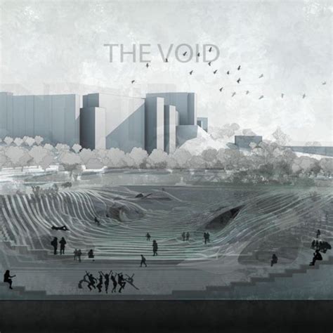 THE VOID Conceptual Architecture Cultural Architecture Urban Design Competition