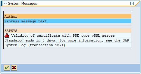 Solved Validity Of Certificate With PSE Type SAP Community