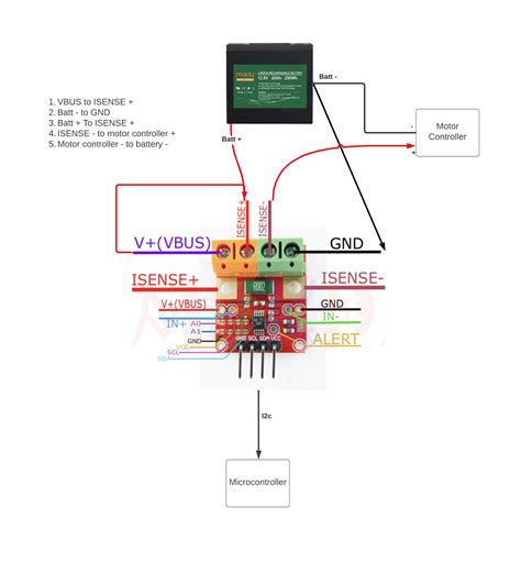Current And Voltage Sensor I2c Circuit Is This The Idea Behind Separating The Voltage And
