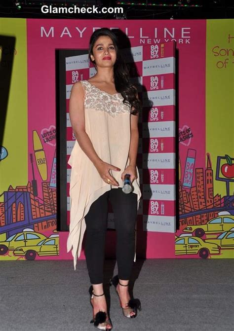 Alia Bhatt At Maybelines ‘kiss Pucker And Pout” Song Launch — Indian