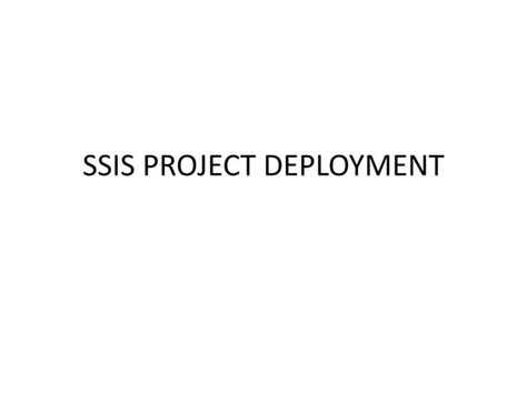 ssis by anjali ppt