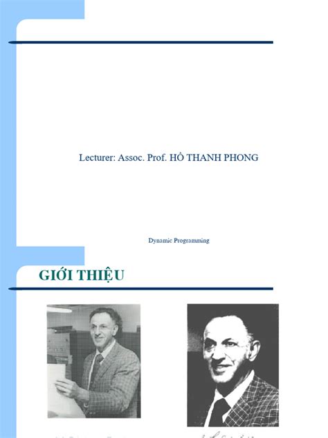 Dynamic Programming Part 1 Pdf Dynamic Programming