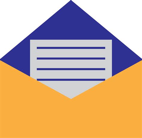 Envelope Icon With Letter For Office Concept 24833806 Vector Art At