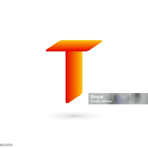 알파벳 T 아이콘크기 디자인 템플릿 요소는 0명에 대한 스톡 벡터 아트 및 기타 이미지 0명 3차원 형태 기하 도형 Istock