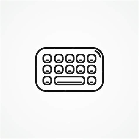 Premium Vector Keyboard Line Icon Qwerty Keyboard Outline Icon