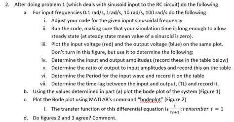 After Doing Problem Which Deals With Sinusoid Chegg